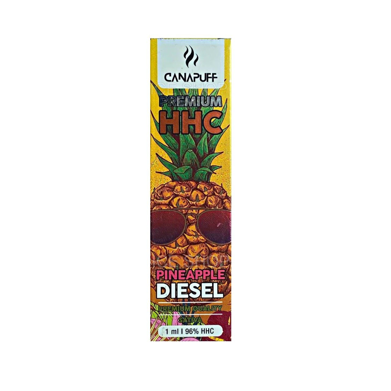 HHC Вейп CANAPUFF "Pineapple Diesel" (1 мл, 1000 мг) — Тропічний Смак і ...